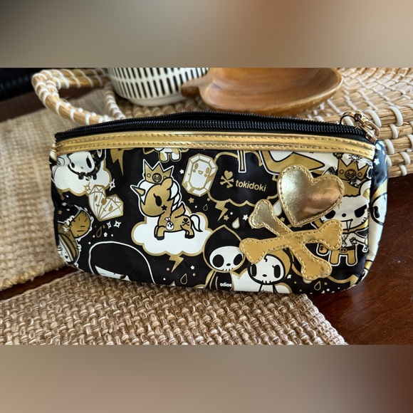 tokidoki | Bags | Tokidoki Black And Gold 24kt Pouch | Poshmark